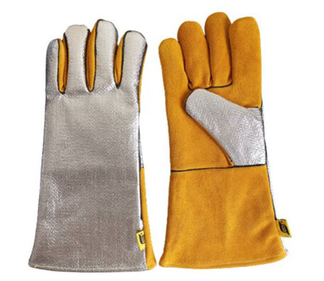 ESAB 0700500509 Welder Gauntlet H/D Aluminized Large Size 9 [9663]