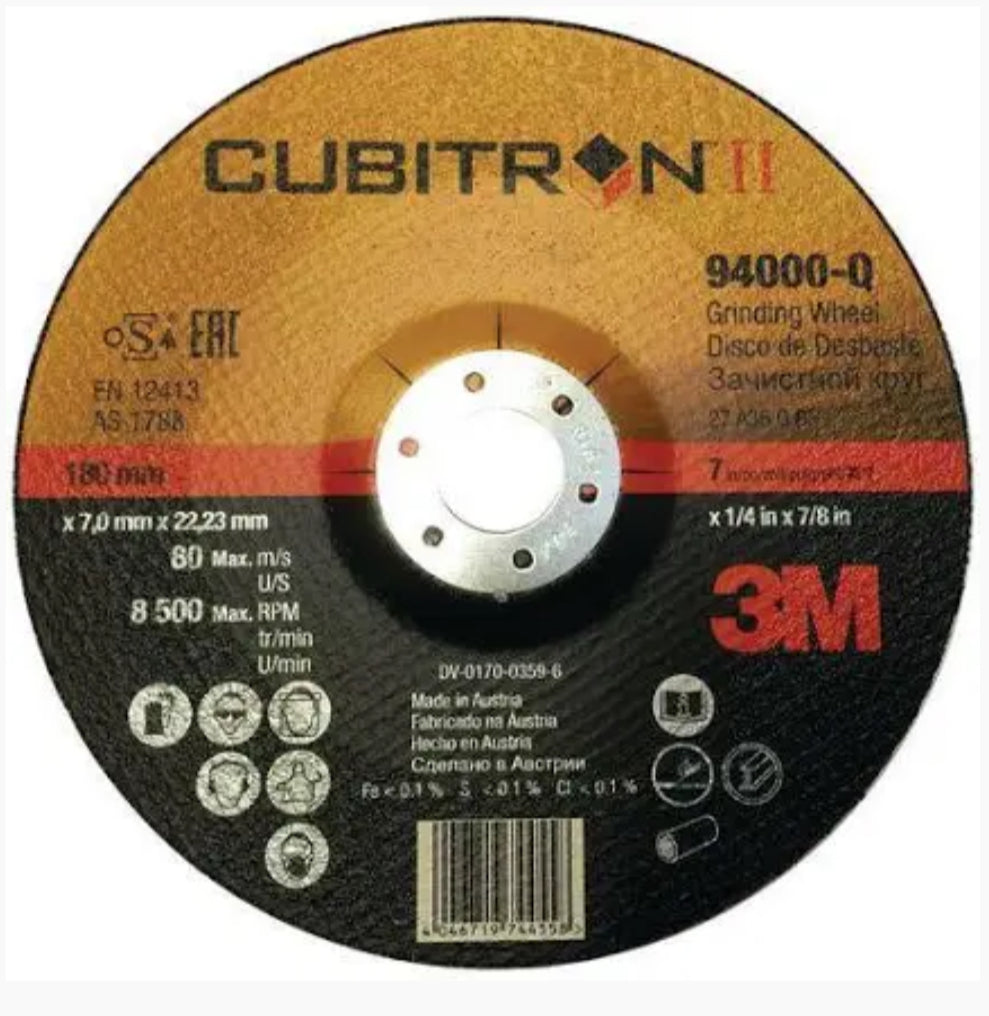 3M Cubitron II Grinding Disc 178m x 7mm 65493 [74551]