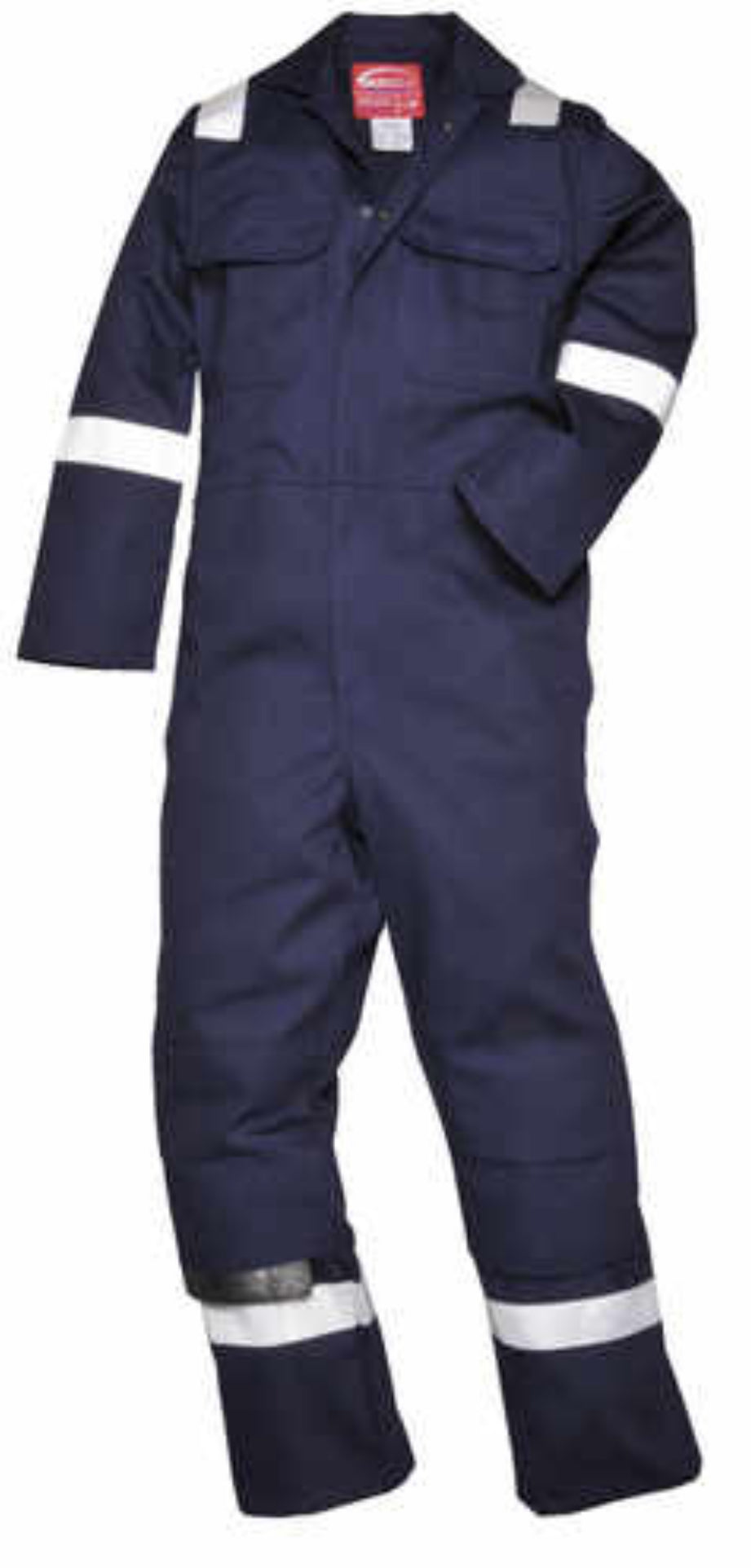 Bizweld Biz5 Iona Proban Navy Coverall With Hi-Vis Stripes 56-60 XXXX-
