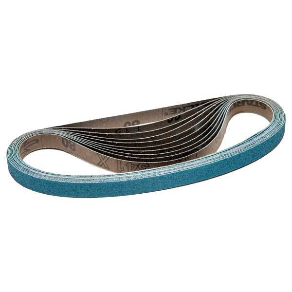 CIBO Linishing Belt 330 x 13mm Wide Grit P80 Blue Zirconia TZ59/80/330