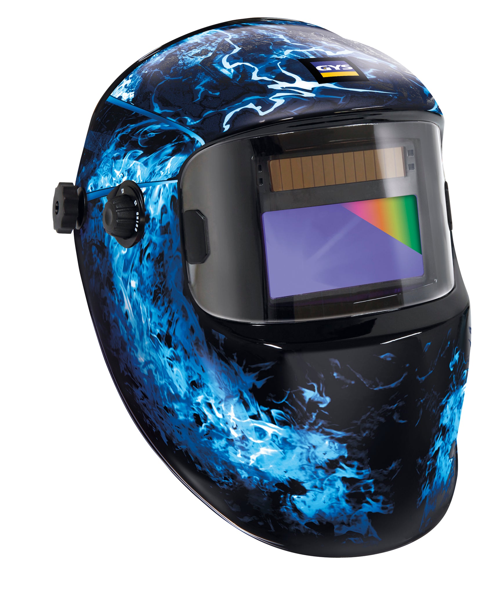 GYS 083158 Welders Light Reactive Helmet GYSMATIC Promax True Colour