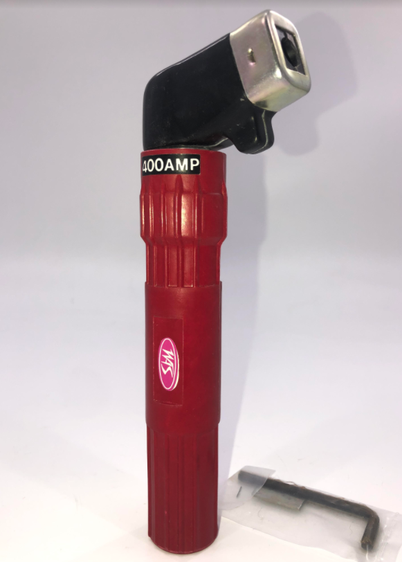 Welding Electrode Holder Short Stub 400A Smooth Red Handle